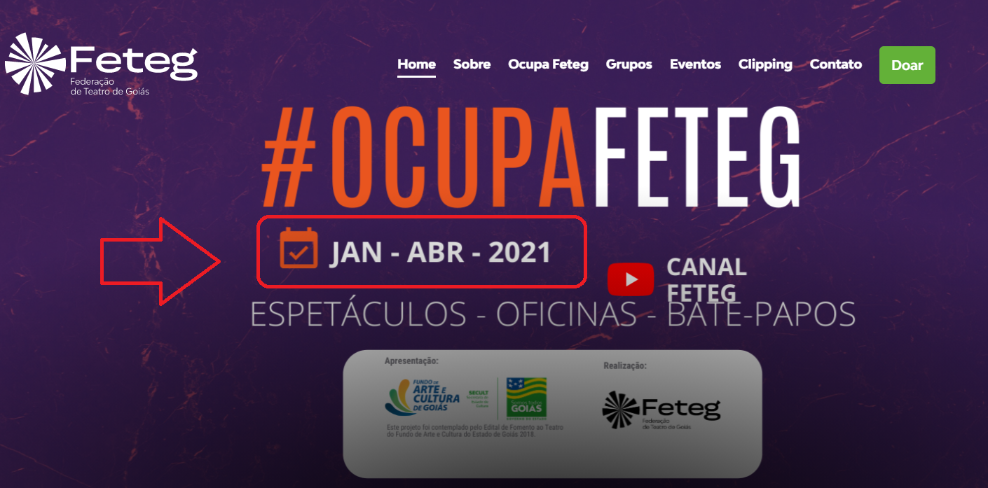 Mapa Goiano - FETEG Federação de teatro de goiás - Mapa Goiano